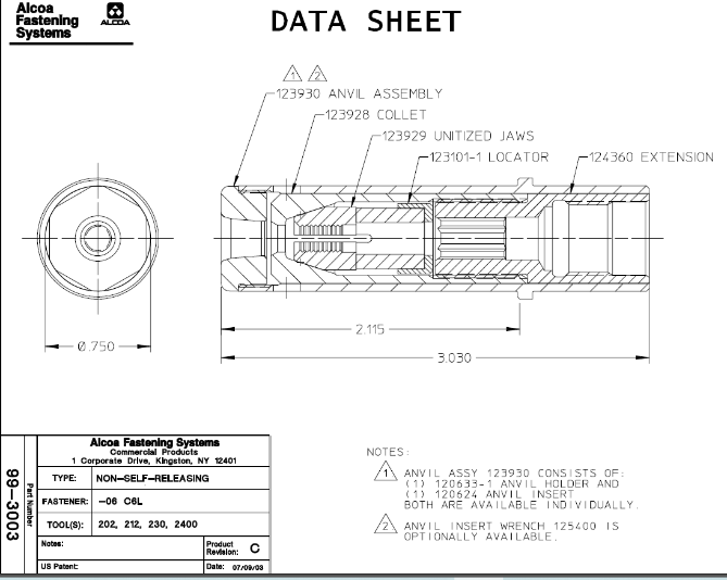Huck99-3303、Huck99-3005哈克环槽铆钉工具枪头_上海邓肯勃贸易有限公司-邓肯勃新闻资讯-邓肯勃 - 美国HUCK授权代理 ...